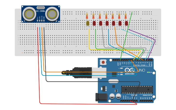 Circuit design Ejercicio2 | Tinkercad