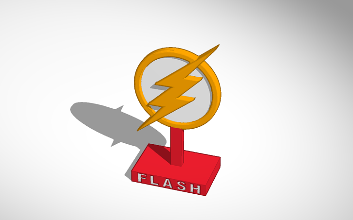 3D design The Flash Statue | Tinkercad