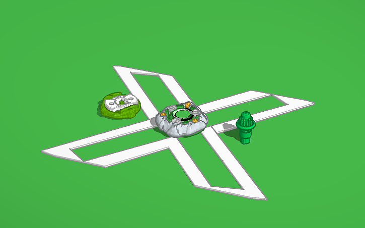 3D design KnightMail beyblade x - Tinkercad