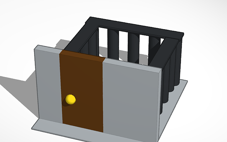 3D design balcony - Tinkercad