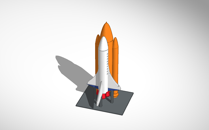 3D design Space Shuttle - Tinkercad