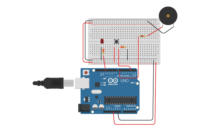 Circuit design Mechatronics Lab Assignment - Tinkercad