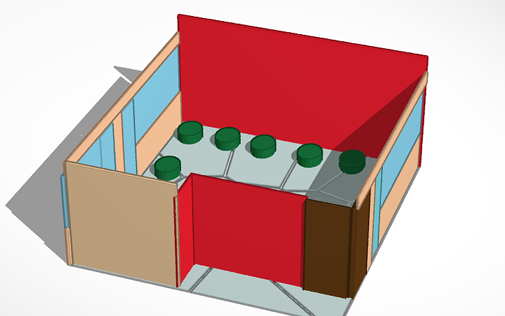 3D design Patio - Tinkercad