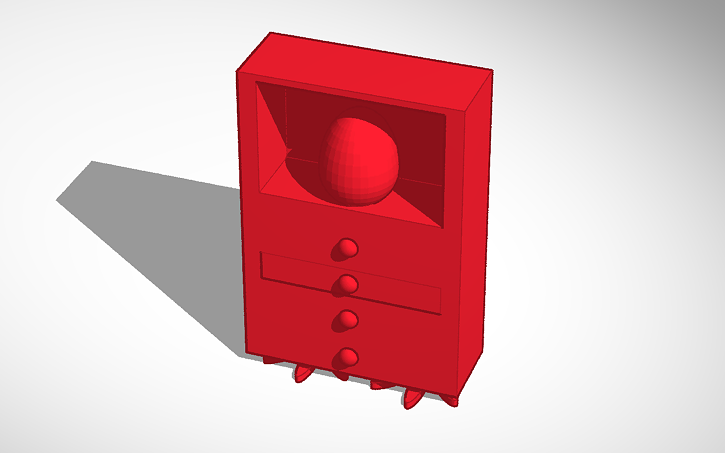 3D design TV Cabinet | Tinkercad