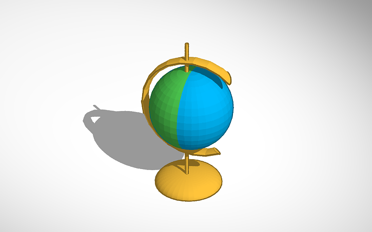 3D design Globe - Tinkercad