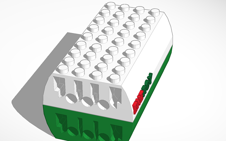 3D design Lego Energy Gas Tank - Tinkercad