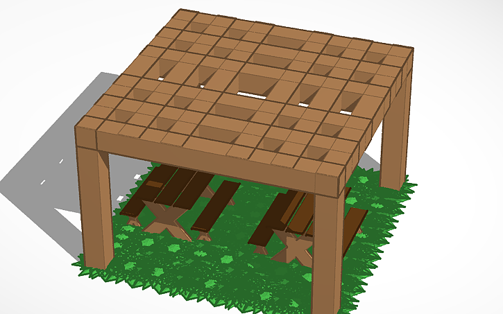 3D design Patio - Tinkercad