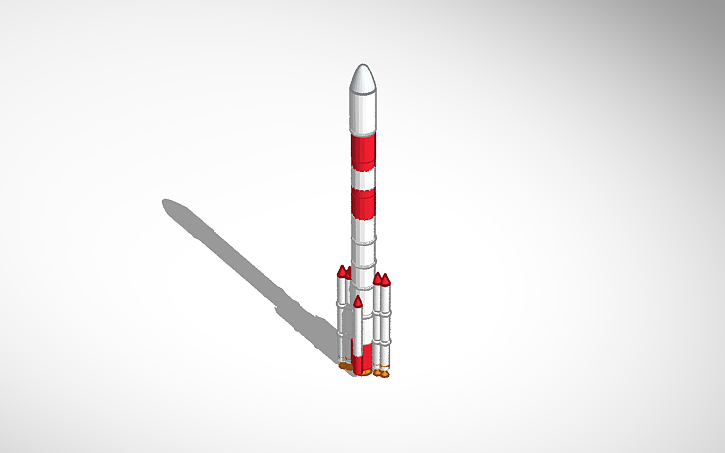 3D design Rocket - Tinkercad