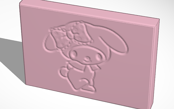 3D design My Melody Print!! - Tinkercad