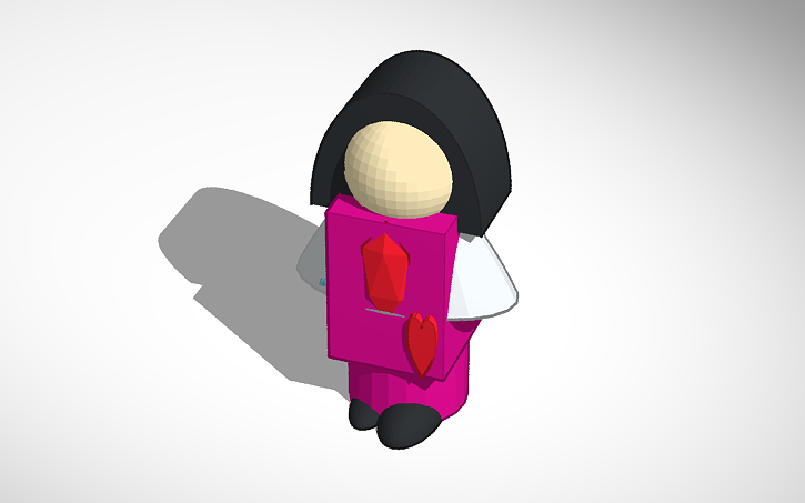 3D design japanese-girl - Tinkercad