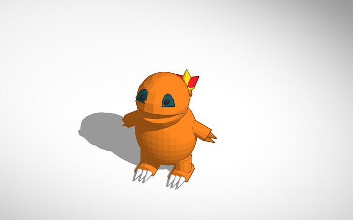 3D design Charmander | Tinkercad