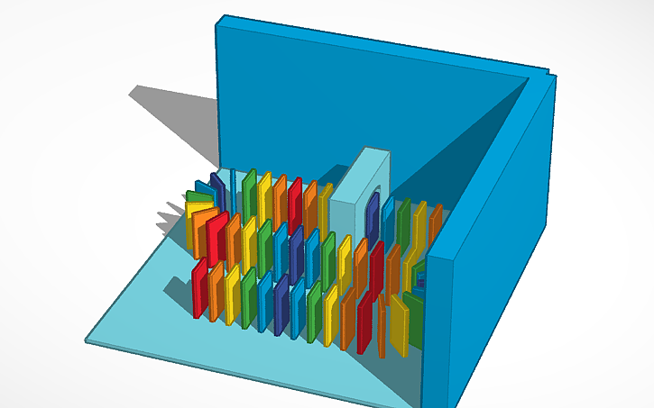 3D design Sim Lab Icy Dominoes - Tinkercad