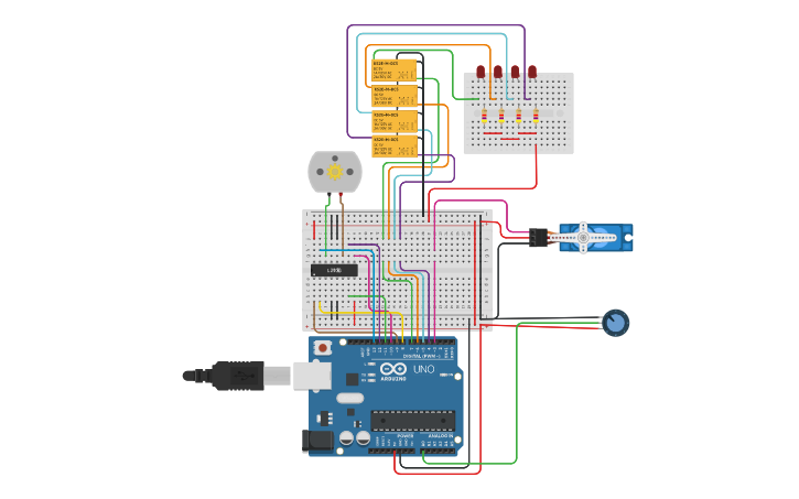 Circuit design Lab9 - Tinkercad