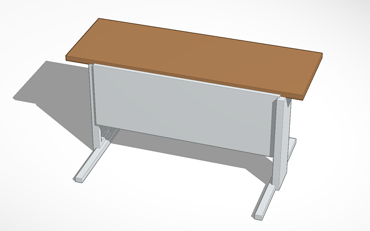 3D design desk - Tinkercad