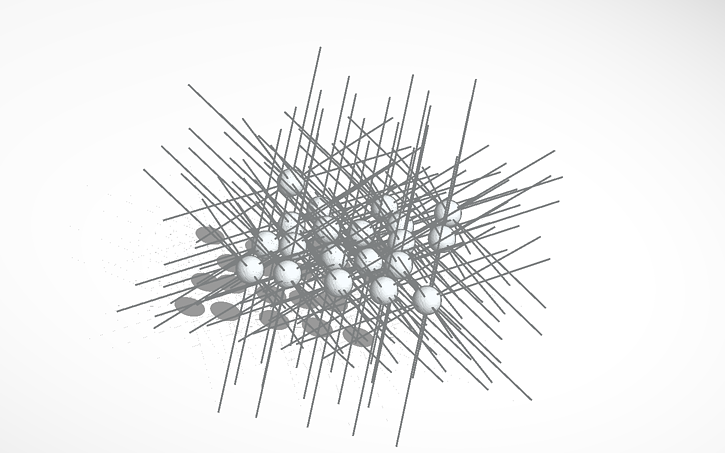 3D design spikes - Tinkercad