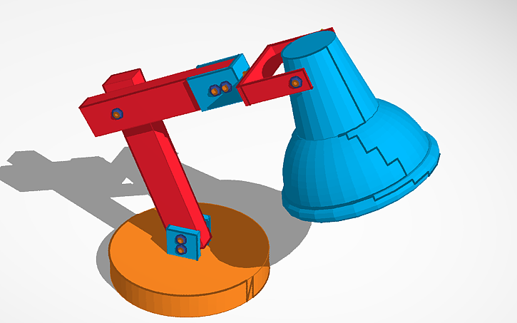 3D design lampara - Tinkercad