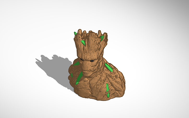 3D design Groot - Tinkercad