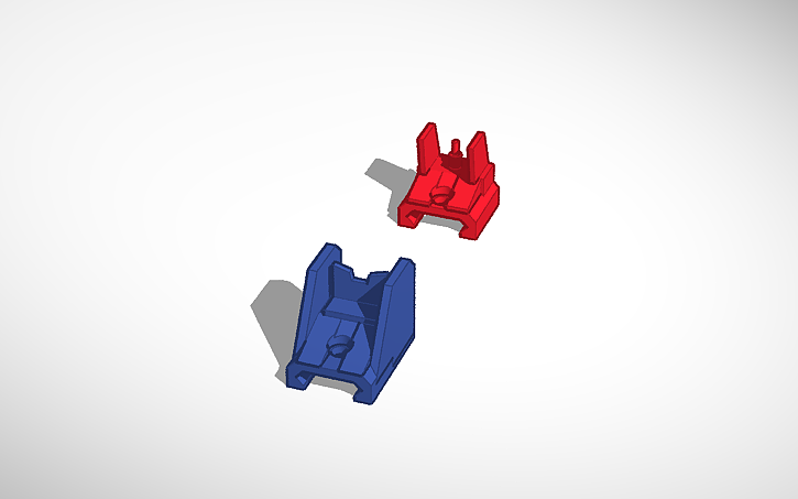 3D design MW AUG iron sights - Tinkercad