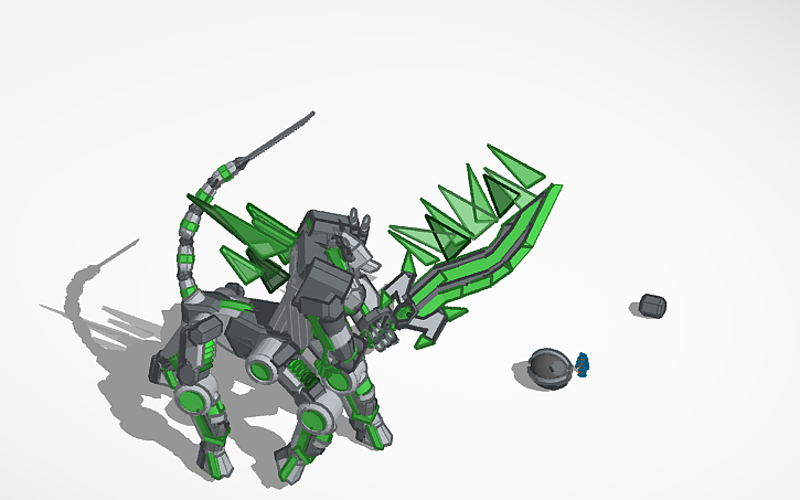 3D design Centaur Mecha - Tinkercad