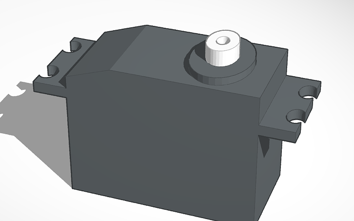 3d Design Servo Tinkercad