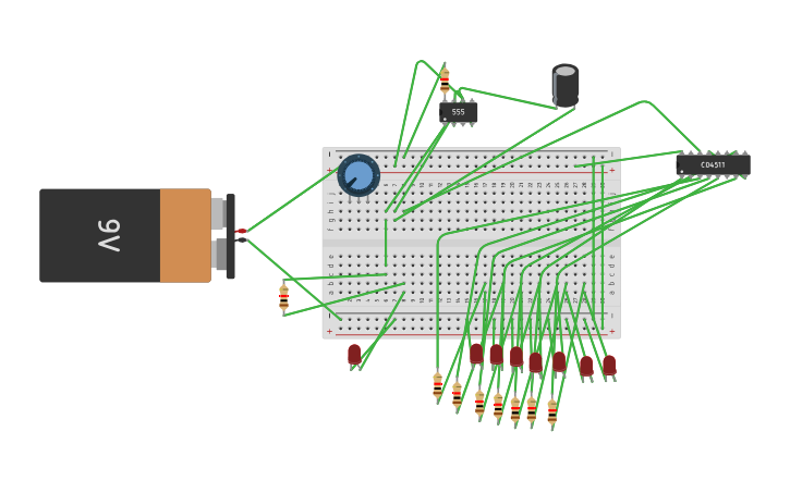 Circuit design Shiny Migelo - Tinkercad