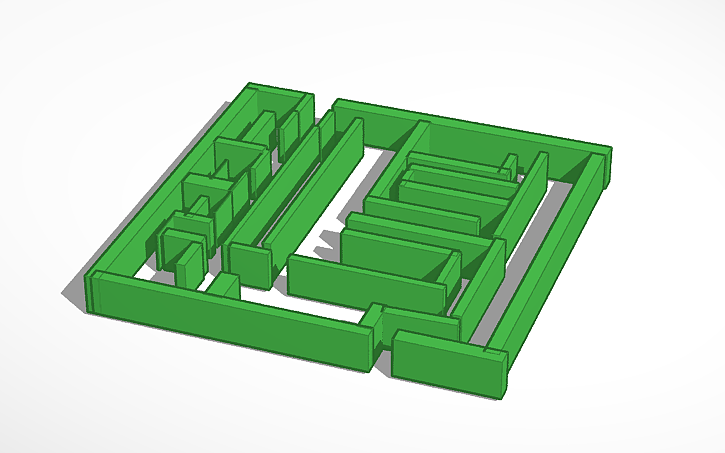 3D design Maze - Tinkercad