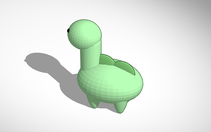 3d Design Dinosaur Tinkercad