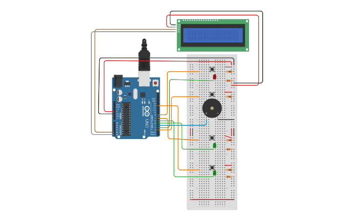 Circuit design EVM V2 - Tinkercad