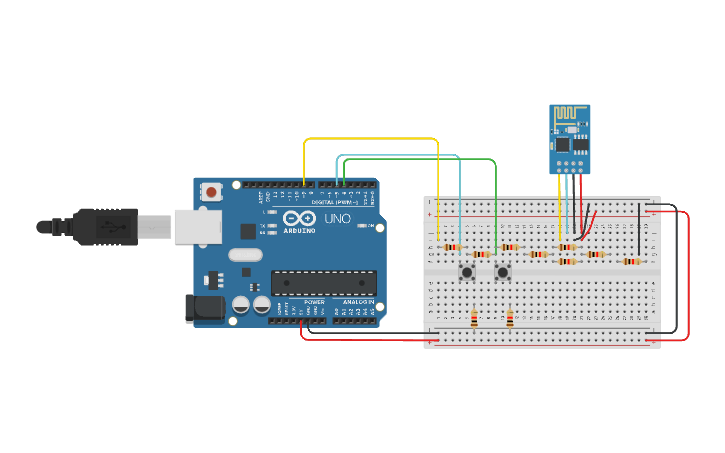 Circuit design Copy of Bluetooth HC-06 - Tinkercad