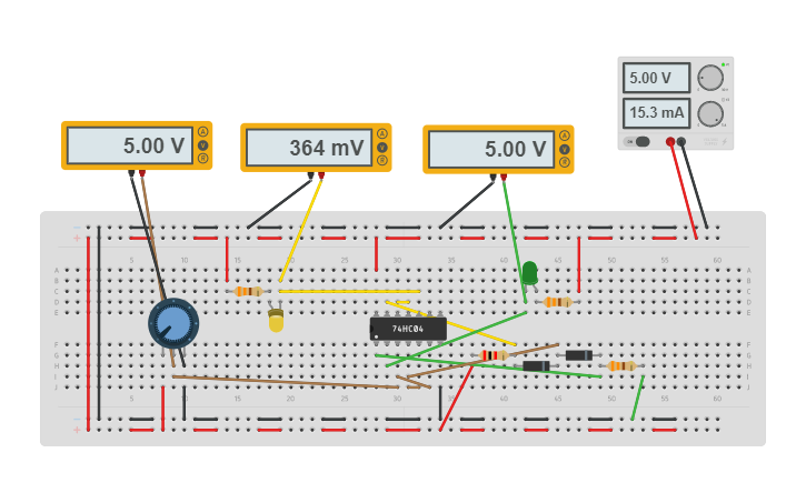 Circuit Design Logic Probe Input With Two Cross Coupled Inverters
