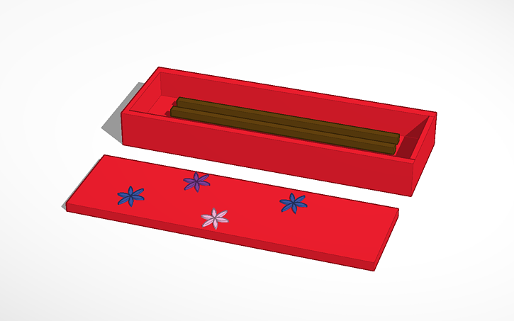 3D design Chopsticks - Tinkercad