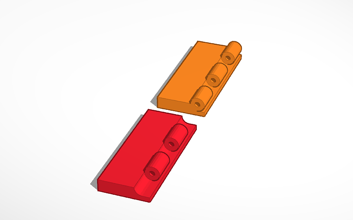 Tinkercad Tutorial How To Make A Hinge Youtube