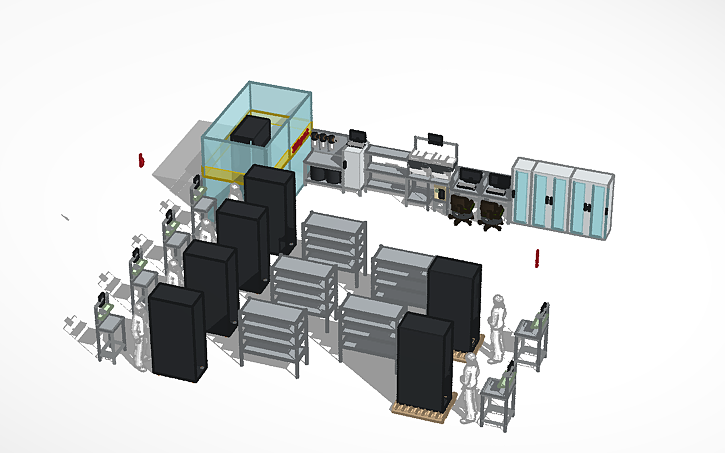 3D design Montagem Mainframe / Storage | Tinkercad