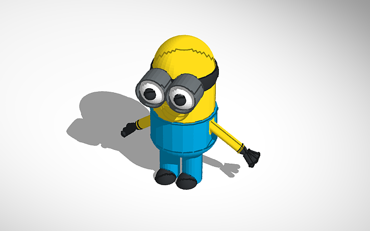 3D design Minion - Tinkercad