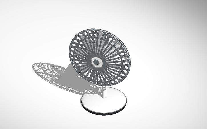 3D design Fan - Tinkercad