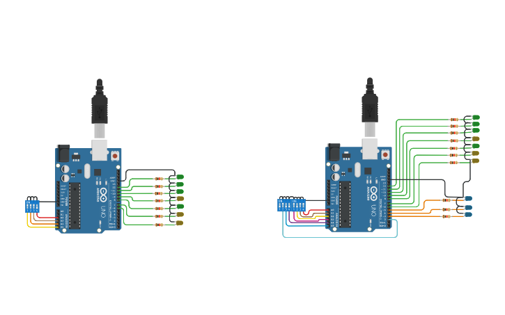 Circuit Design Hamming Tinkercad
