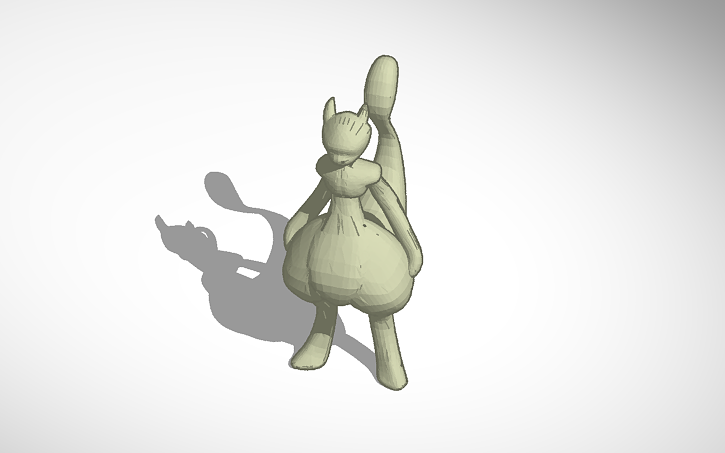 3D design Mew-Two Detail LVL 1 - Tinkercad