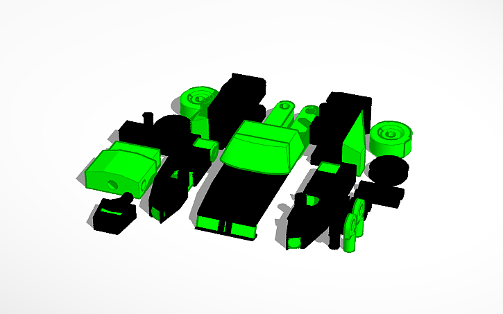 3D design Transformer - Tinkercad