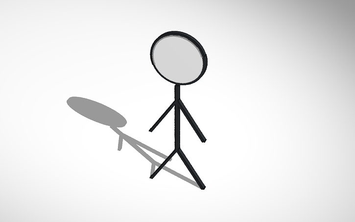 3D design Stick Man - Tinkercad