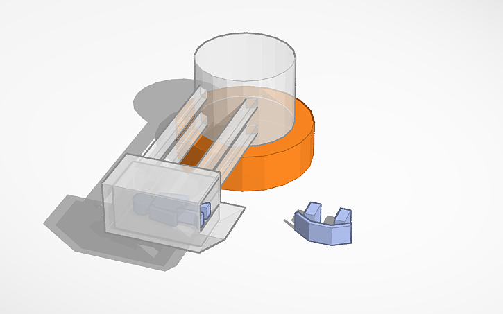 3D design G-force testing machine - Tinkercad