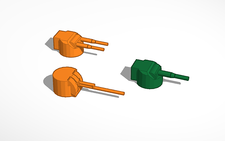 3d Design Turrets Tinkercad