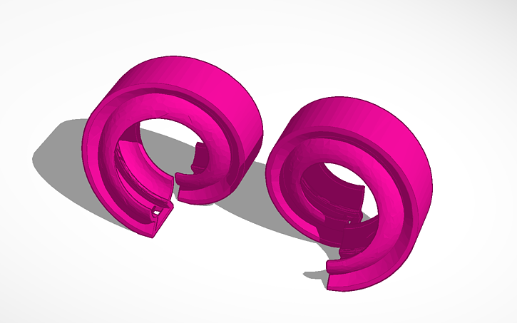 3D design Loop Coaster - Tinkercad