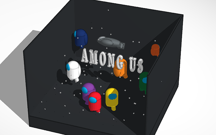 3D design Among Us - Tinkercad
