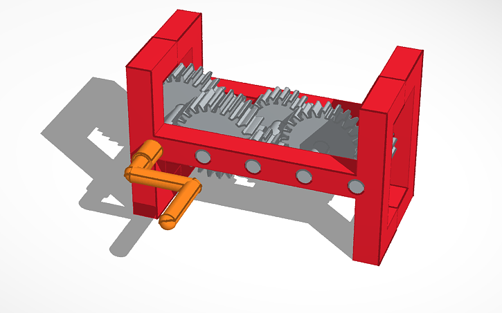 3D design Gear box - Tinkercad