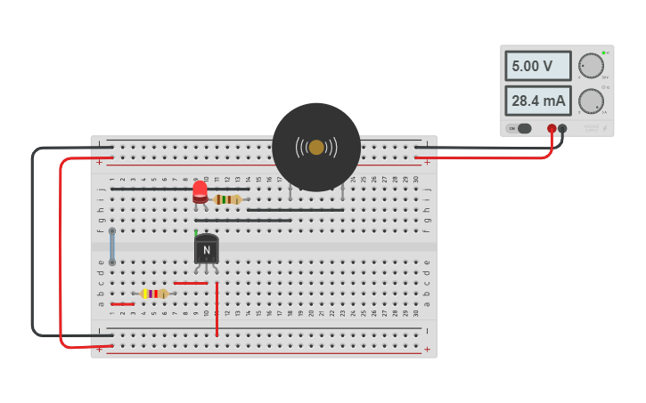 Circuit Design Continuity Tester Circuit Tinkercad
