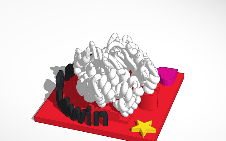 3D design 3D Protein Model - Tinkercad