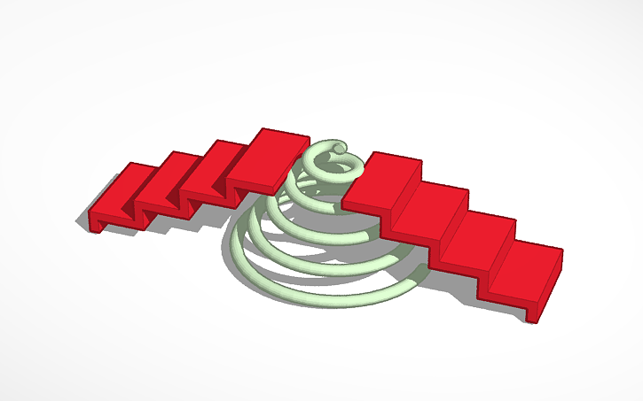 3D design the amazing stairs | Tinkercad