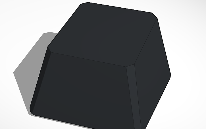 3D design Keycap 1 - Tinkercad