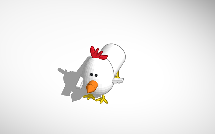 3D design chicken thing | Tinkercad