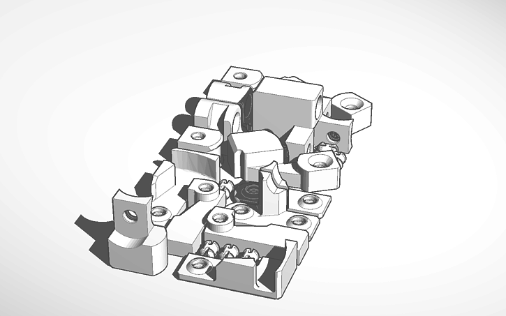 3D design Robotic block bot - Tinkercad